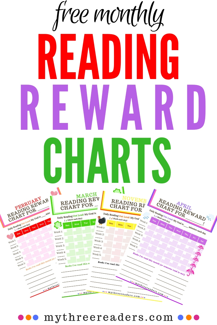 Reading Reward And Incentives Charts 12 Monthly FREE Printables Reading Reward And Incentives Charts 12 Monthly FREE Printables