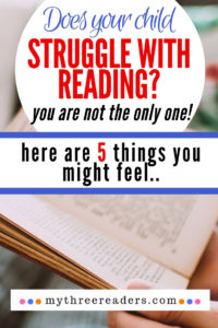 Struggling readers - the five things you feel when your child struggles ...