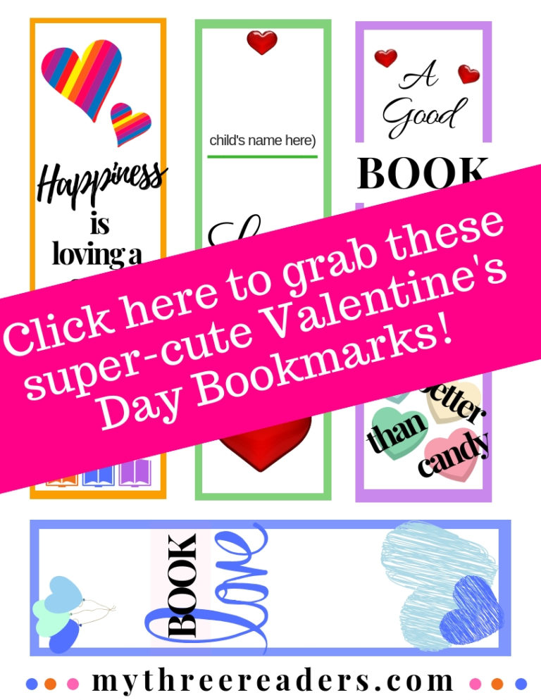 16 Free Printable Valentines Bookmarks PERFECT for Beginning Readers!