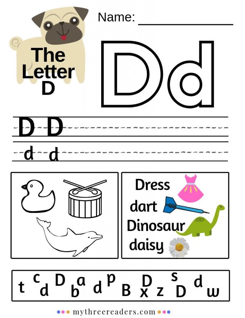Teaching the Letter D to Beginning Readers