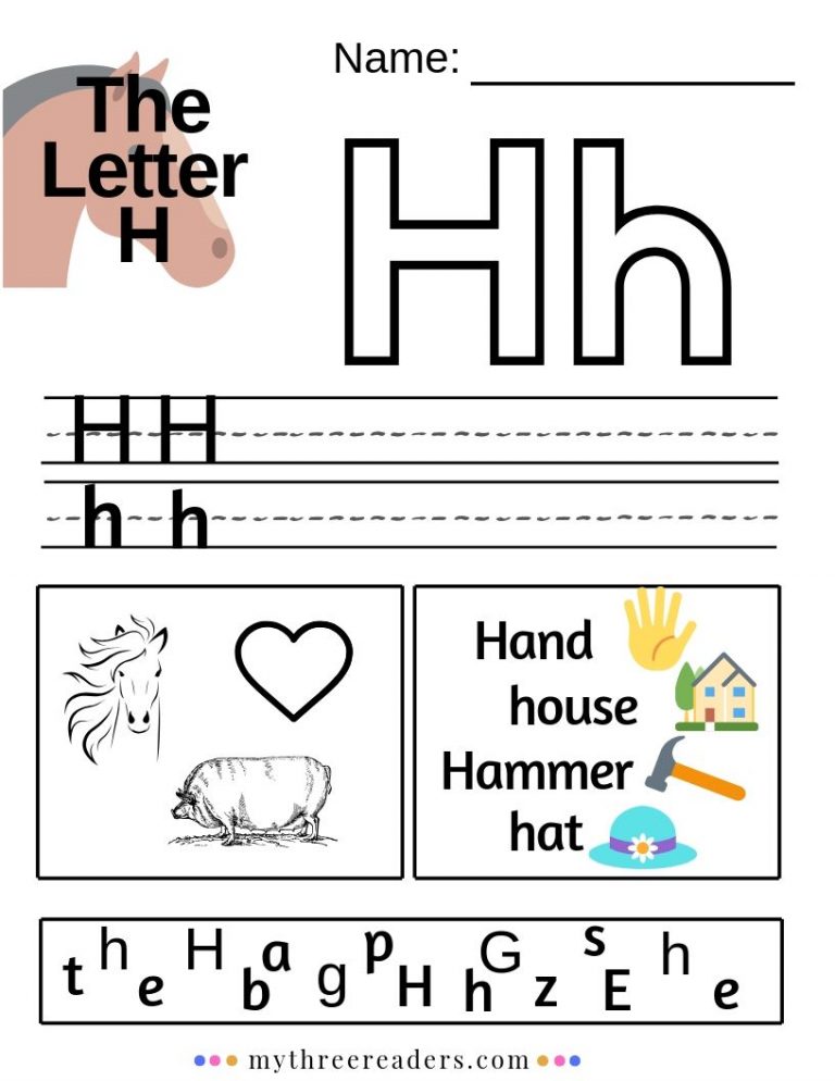 Worksheets For The Letter H Worksheets For The Letter H