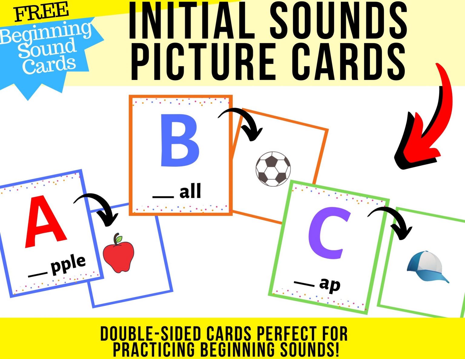 Beginning Sounds Worksheets pdf FREE [Plus Alphabet Bookmarks!]